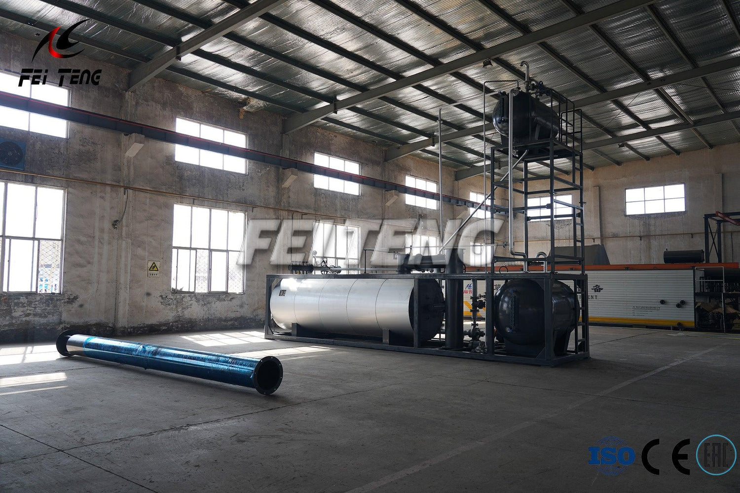 Thermal Oil Boiler & Asphalt Melting Equipment Export to India | Feiteng