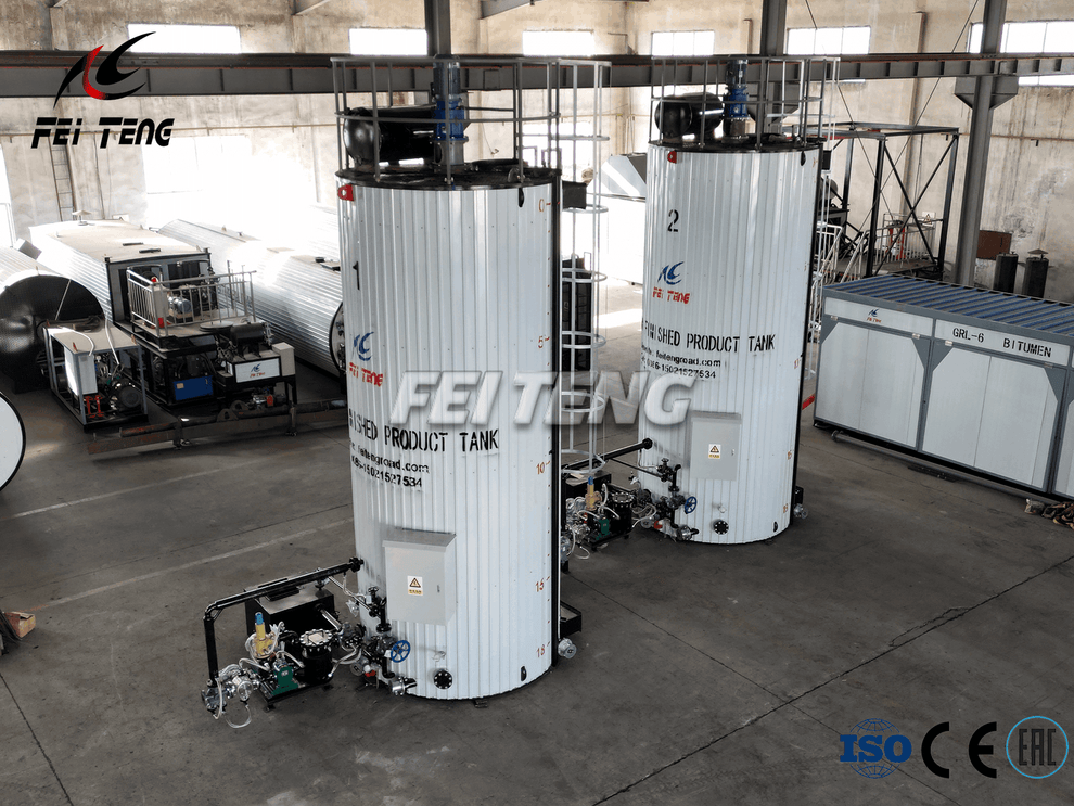 Vertical bitumen tank asphalt storage tanks asphalt heating and mixing ...